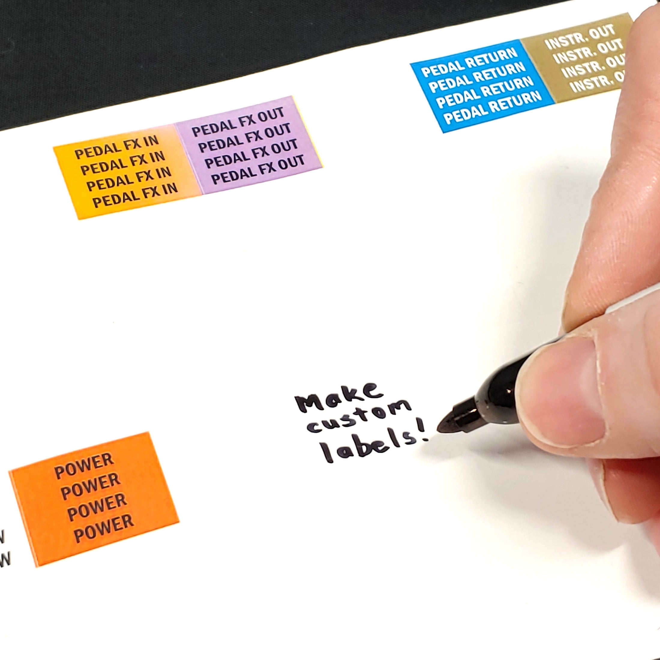 Cable Labels for Pedalboard – Pedal Python