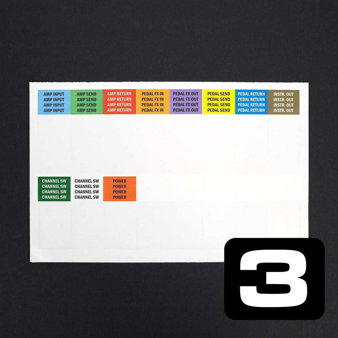 Cable Labels for Pedalboard – Pedal Python